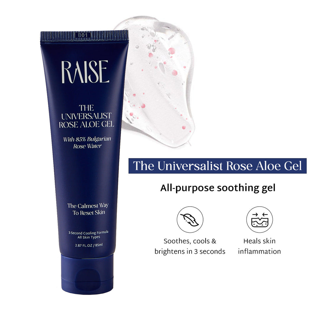 Aloe Vera Moisturizing Gel with Rose & Hyaluronic Acid - Raise